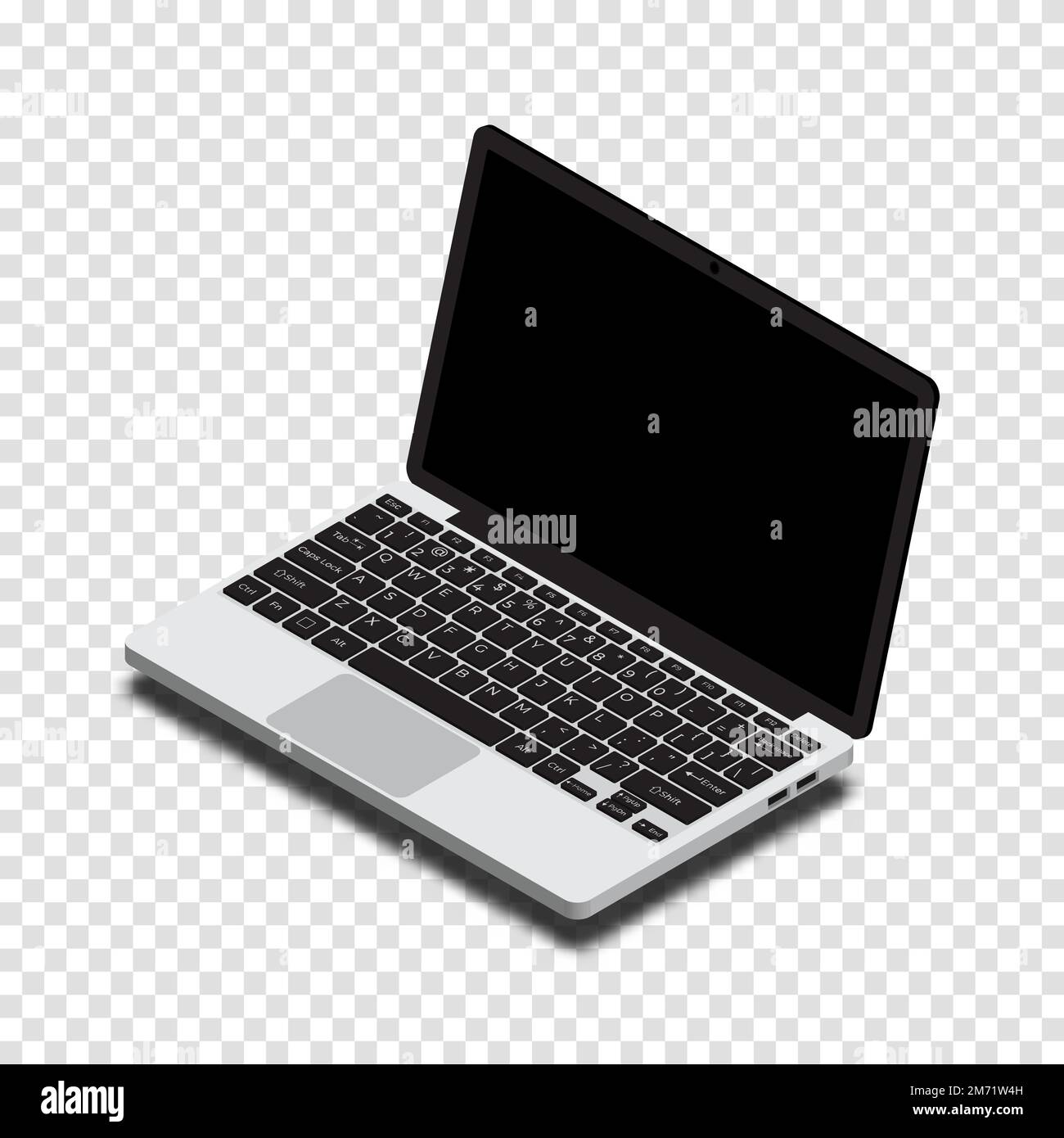 Isometric Laptop. Vector 3d isometric laptop computer. Vector ...