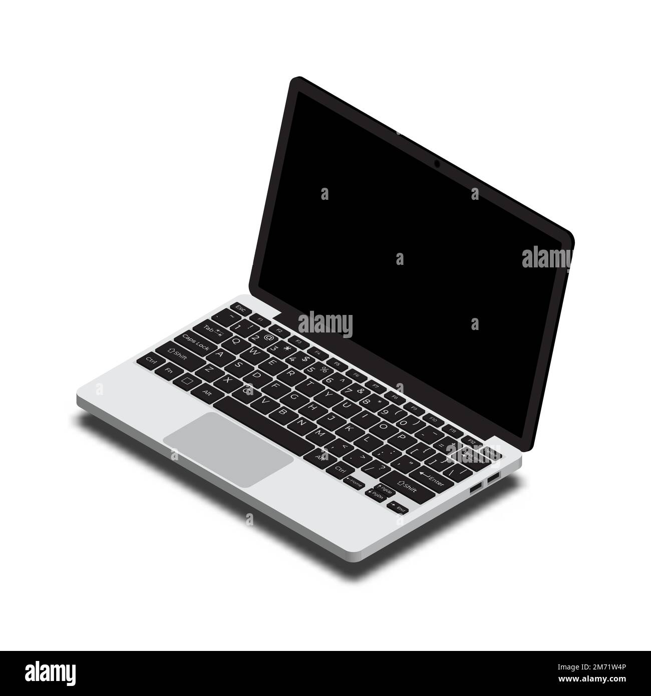 Isometric Laptop Vector 3d Isometric Laptop Computer Vector Illustration Stock Vector Image