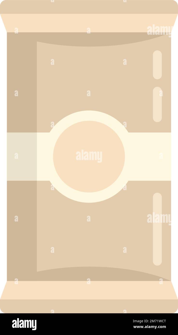 Snack bar food icon flat vector. Granola energy. Protein pack isolated Stock Vector Image & Art ...