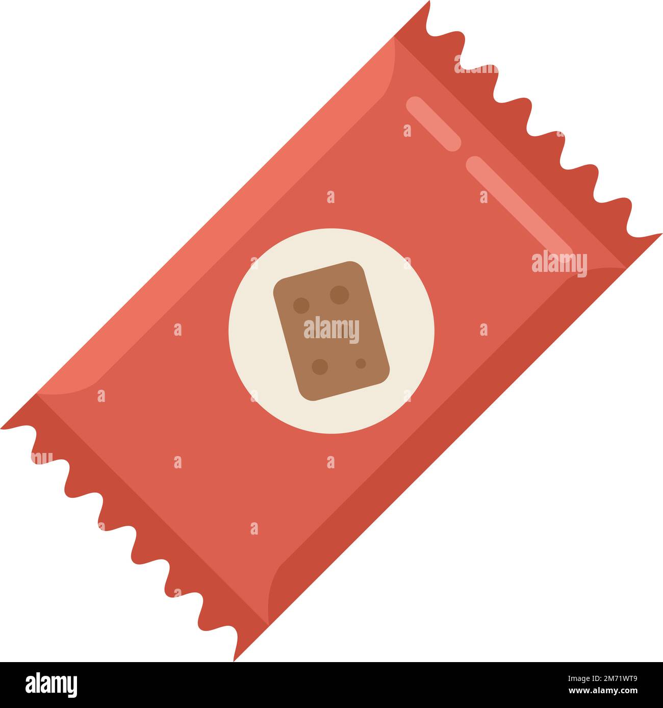 Nutrition snack bar icon flat vector. Granola food. Cereal nut isolated ...