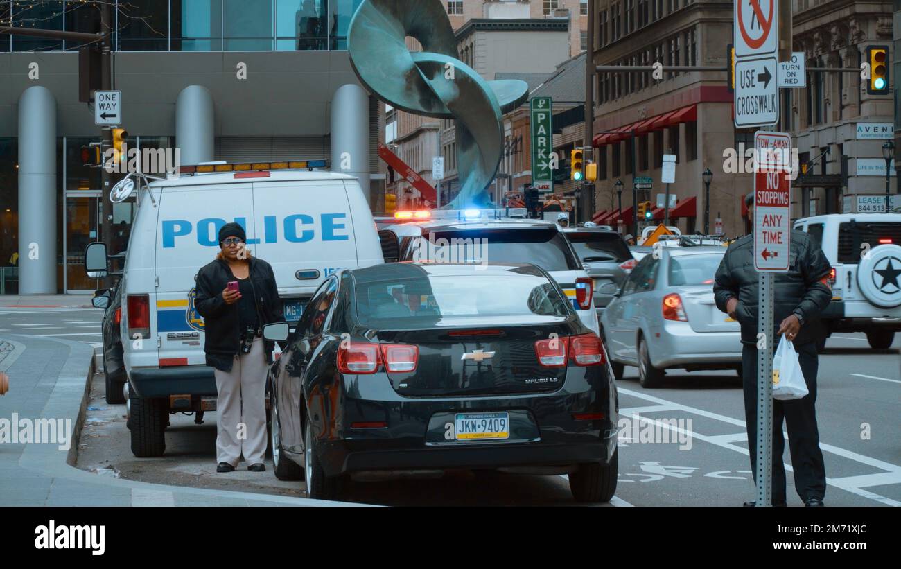Philadelphia police cars hi-res stock photography and images - Alamy