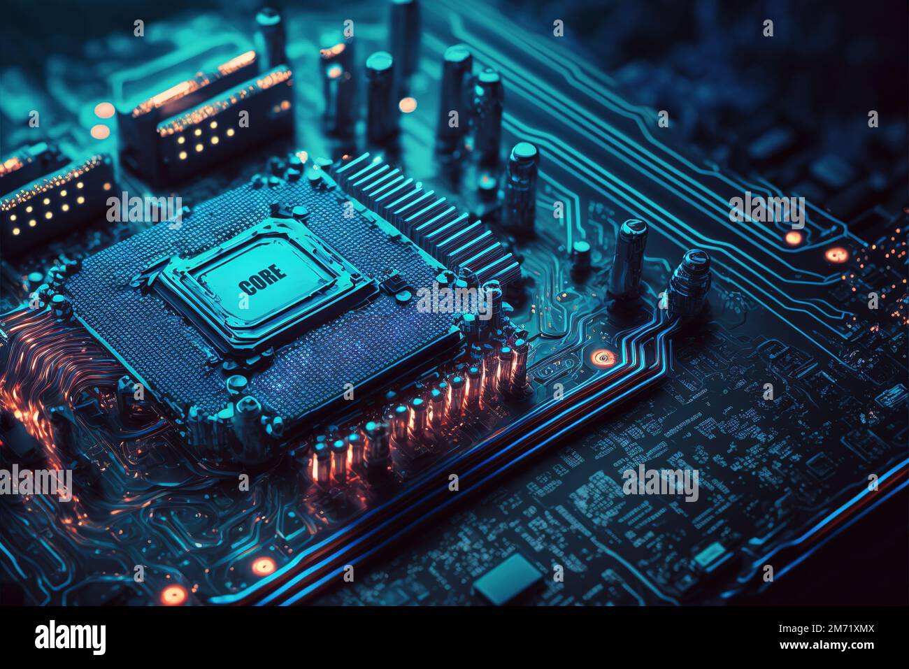 Semiconductor circuit hi-res stock photography and images - Alamy