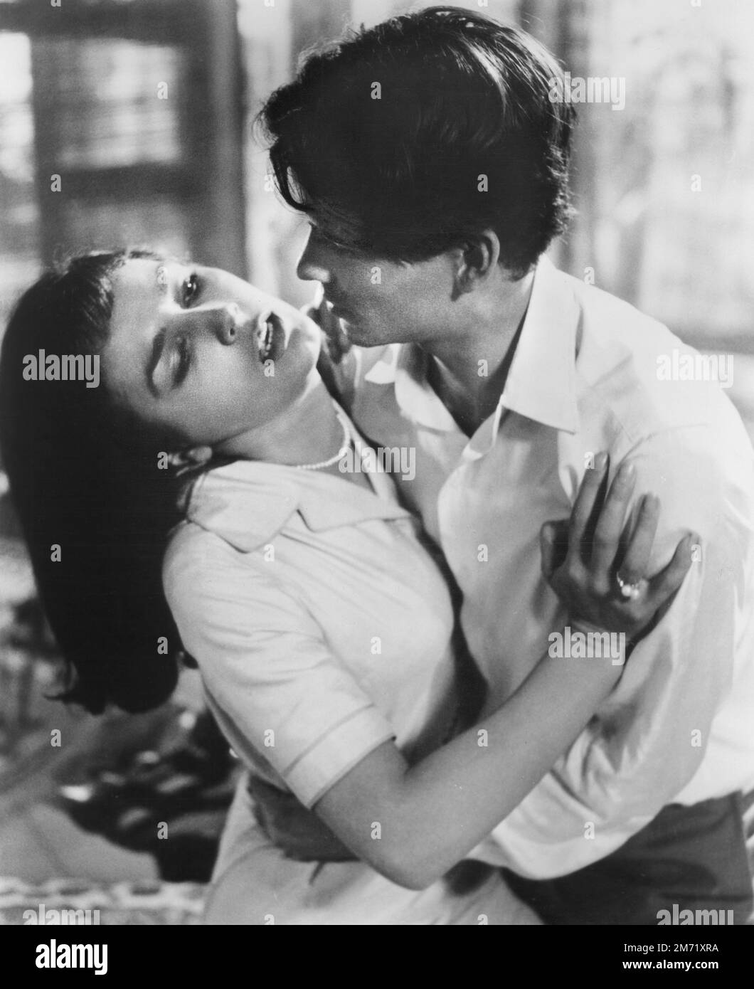 Horst Buchholz, Valerie Gearon, on-set of the Film, "Nine Hours To Rama ...