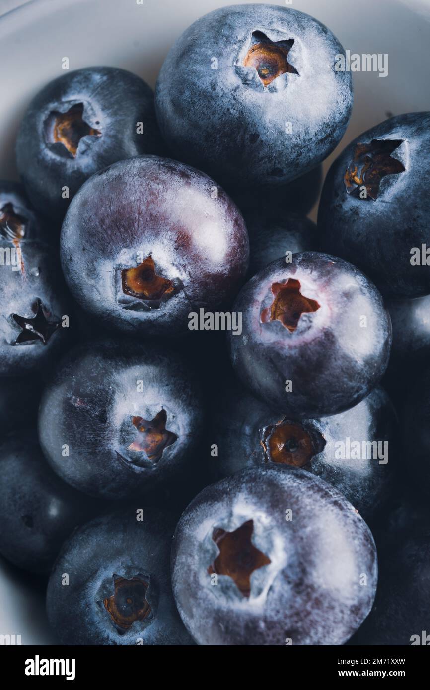Blueberry blueberries berry fruit macro close food healthy hi-res stock ...