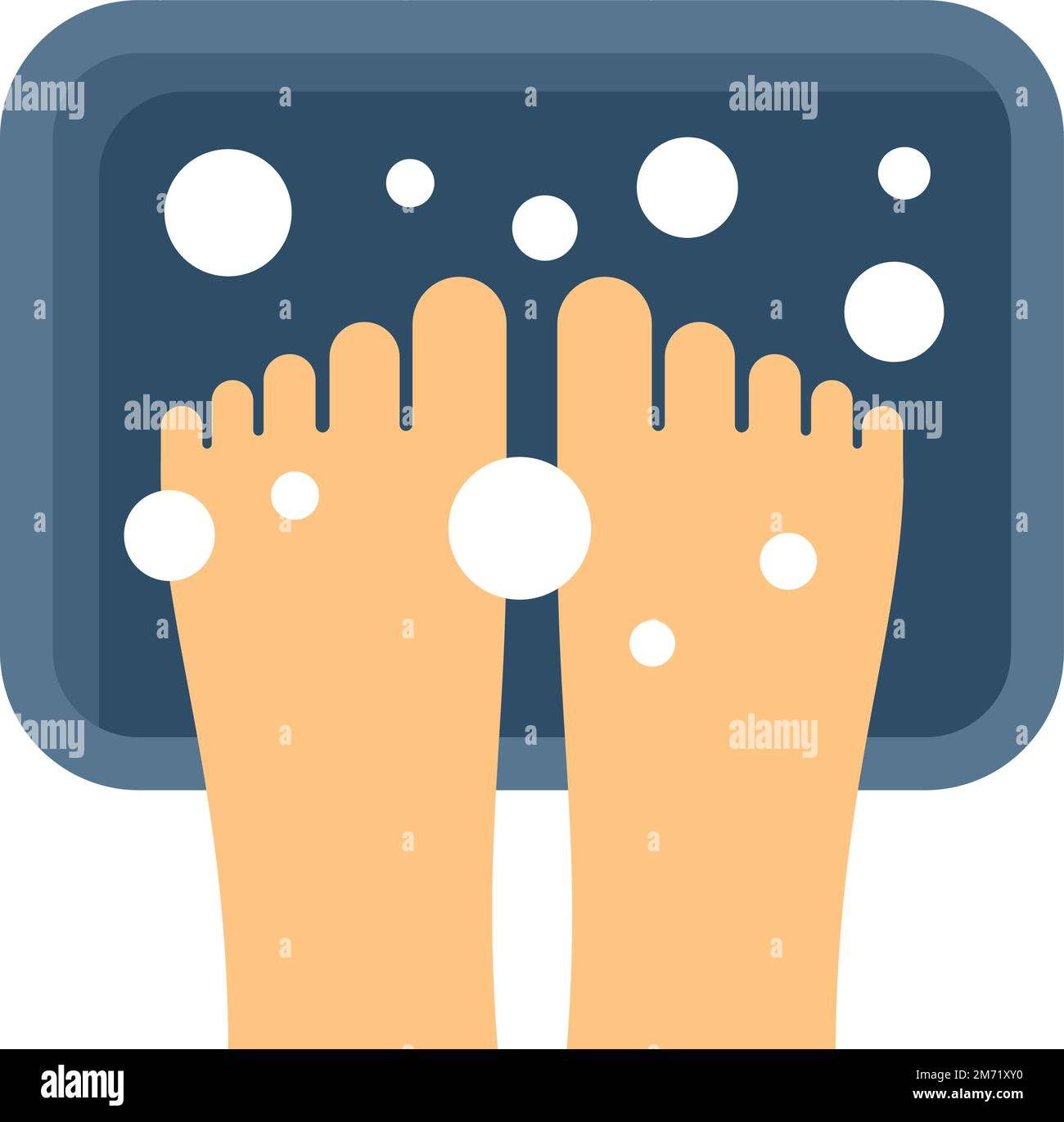 Foot bath treatment Stock Vector Images - Alamy