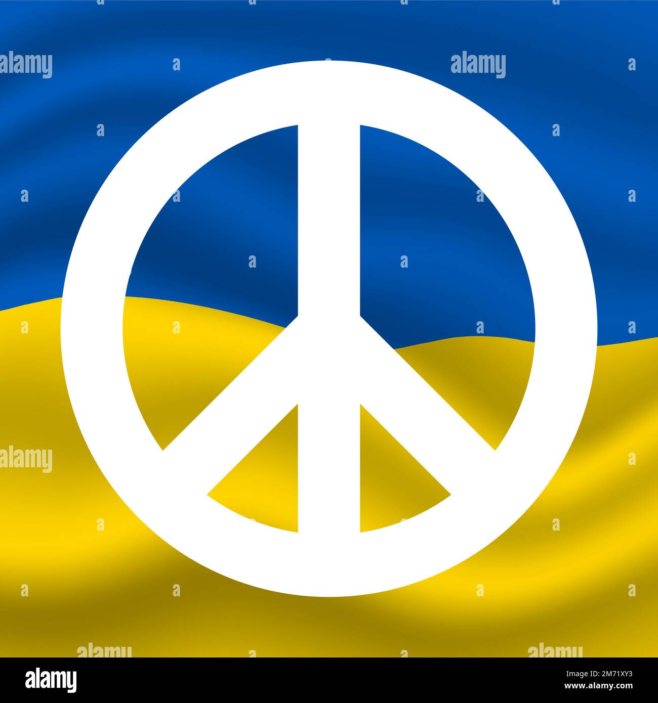 Ukraine russia conflict peace flag. Vector ukraine russia war. Vector ...