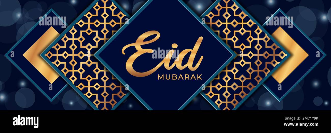 Eid mubarak modern design. Islamic holy holiday Eid mubarak. Greeting ...