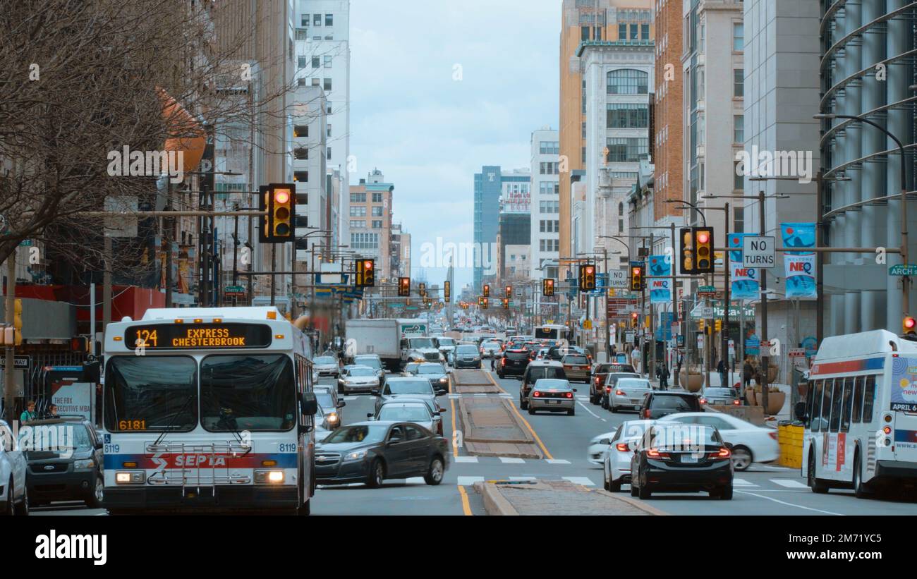 Benjamin Franklin Parkway in the city of Philadelphia - PHILADELPHIA ...