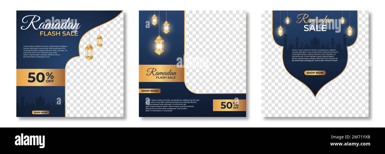 Set of Ramadan sale banner template. Ramadan Sale Banner Template ...