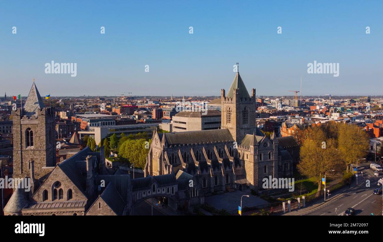 Streets of dublin aerial hi-res stock photography and images - Alamy