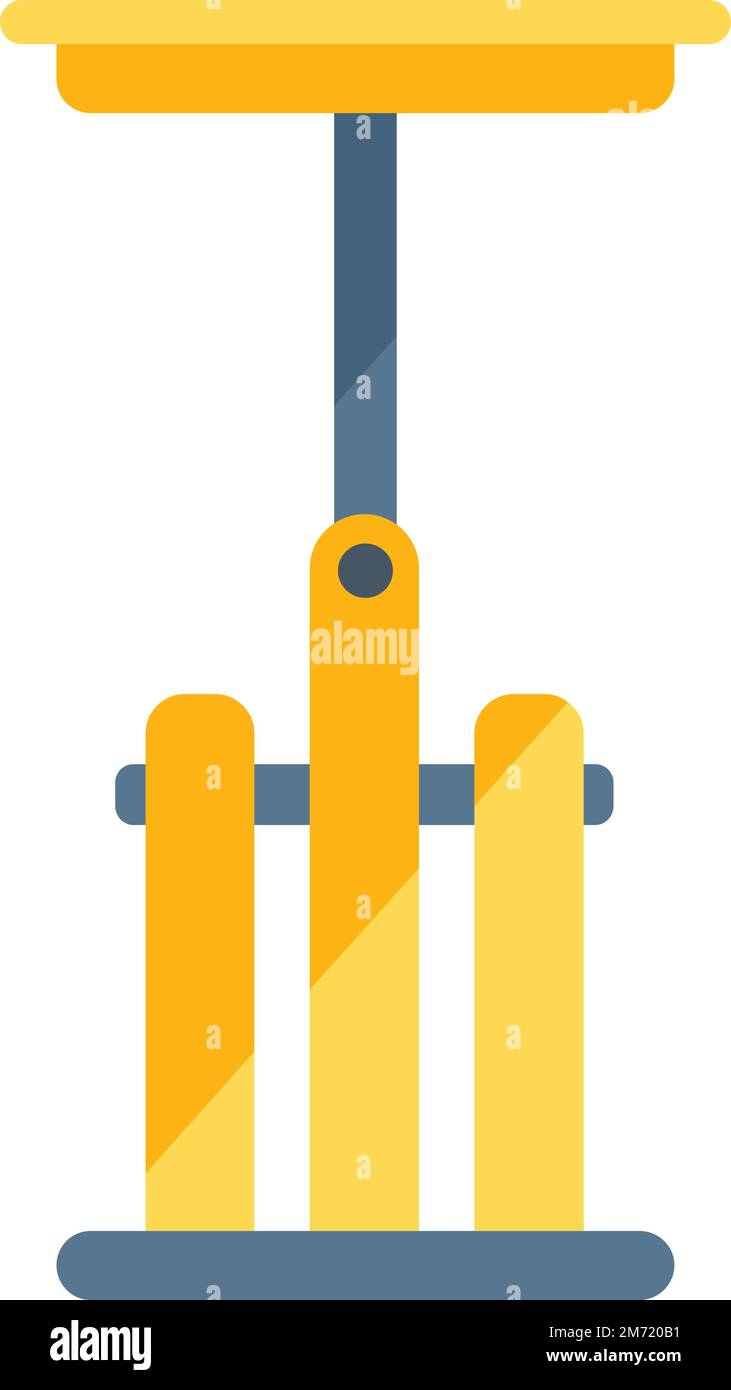 Car lift jack icon flat vector. Auto repair. Vehicle check isolated ...