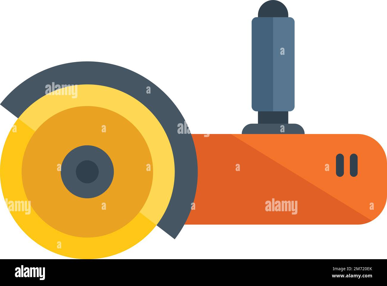 Grinding machine icon flat vector. Grinder saw. Hand tool isolated ...