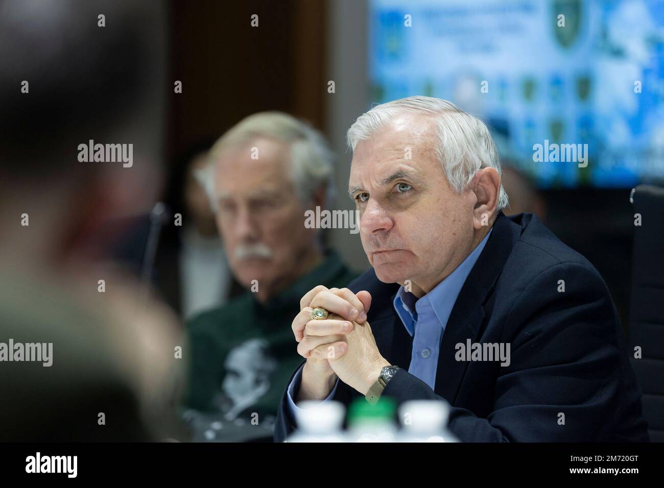 Kyiv, Ukraine. 06th Jan, 2023. U.S Senator Jack Reed and Senator Angus ...
