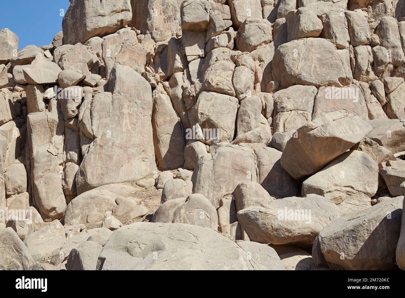 Aswan's Seheil Island, Most Known for the Famine Stele Carving Stock ...