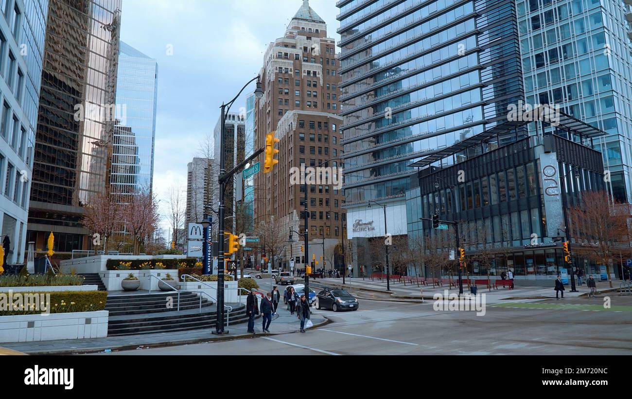 Downtown Vancouver - street corner at the waterfront - CITY OF ...