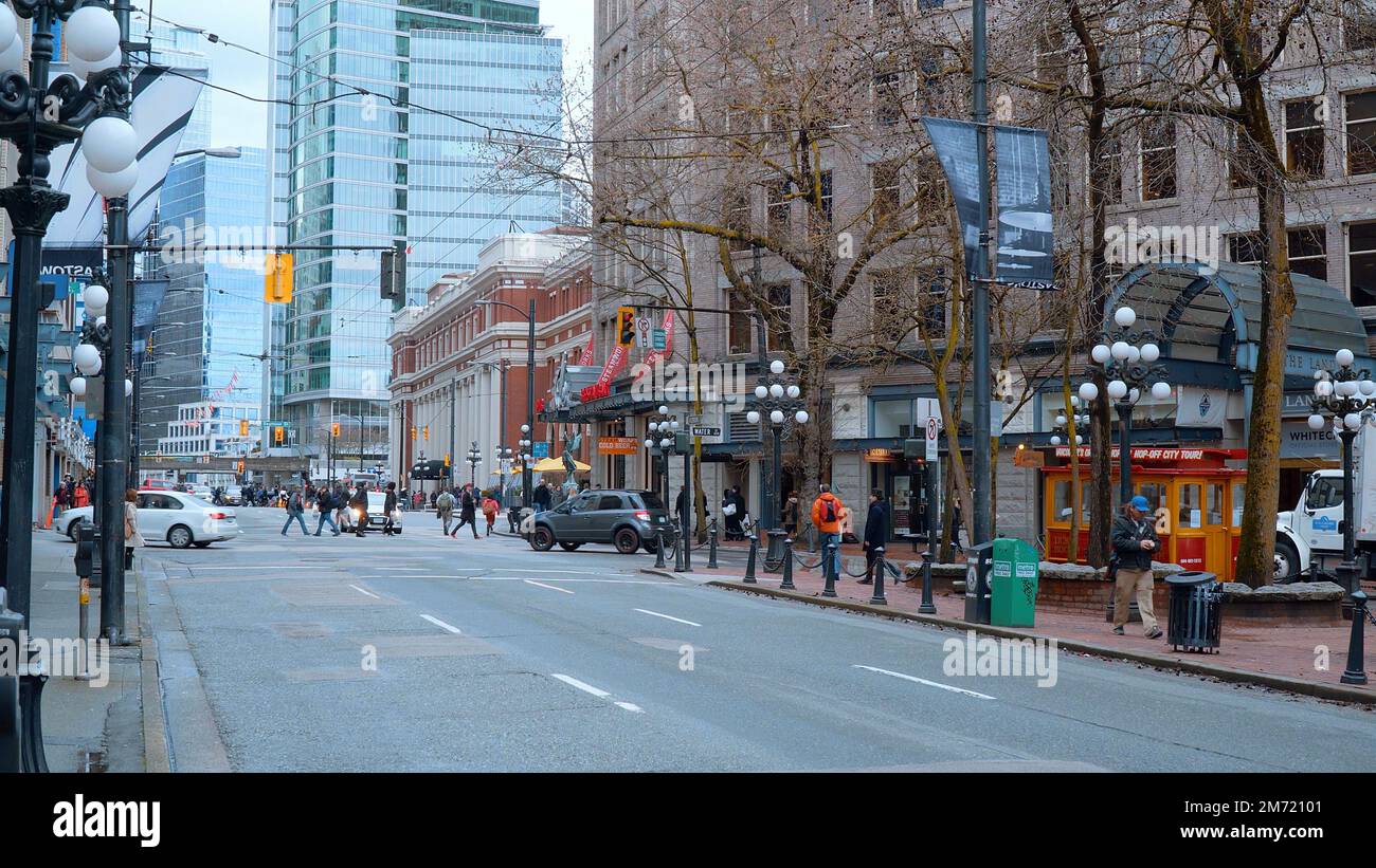 Street view in Gastown - the historic district of Vancouver - CITY OF ...