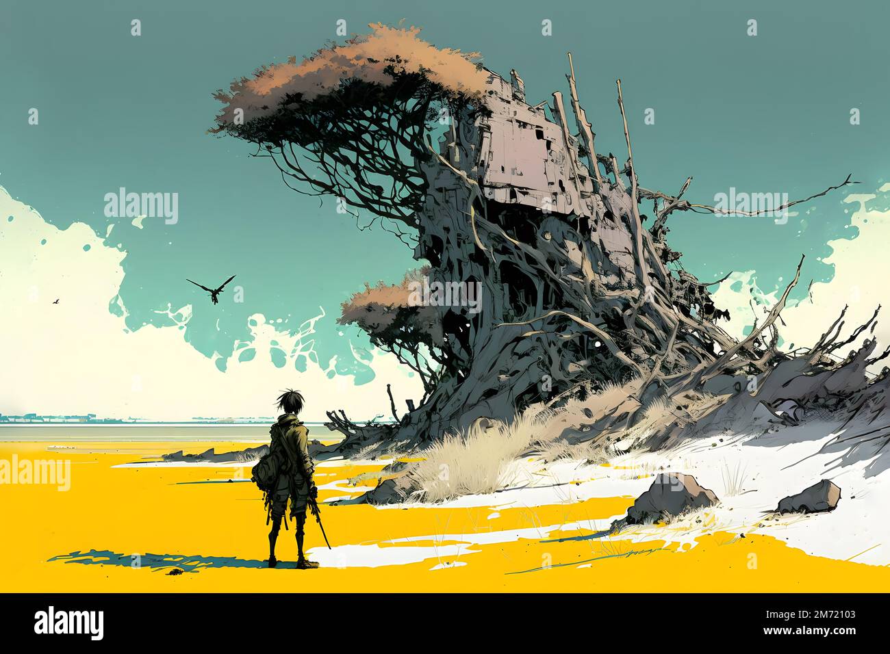 Surreal anime artwork hi-res stock photography and images - Alamy