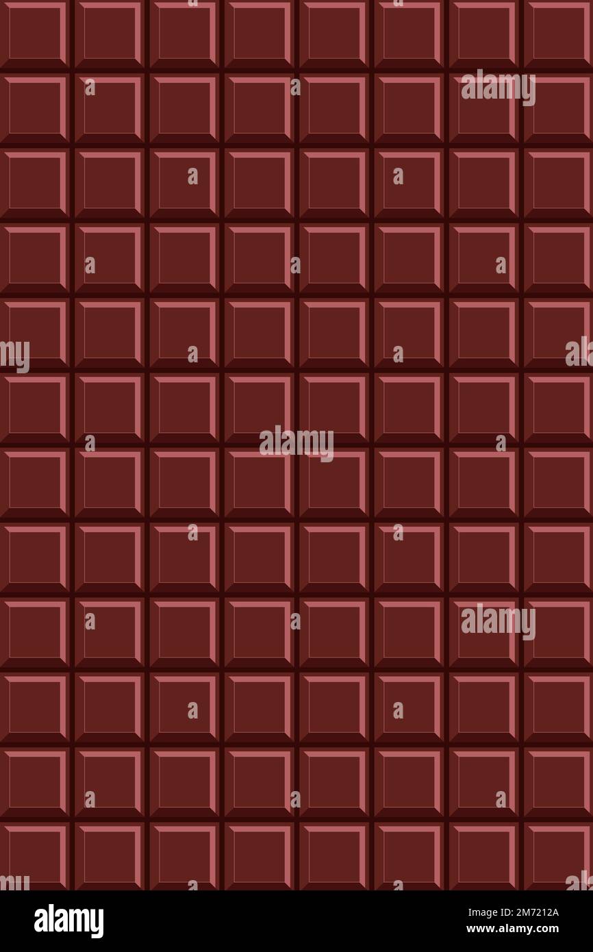 Chocolate pattern. Bright food card. Chocolate pattern background ...