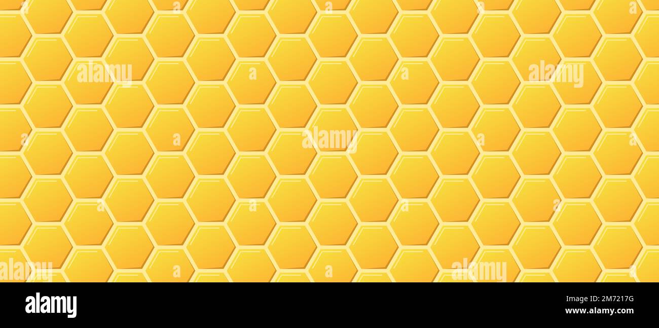 Golden honeyed comb grid texture and geometric hive hexagonal ...