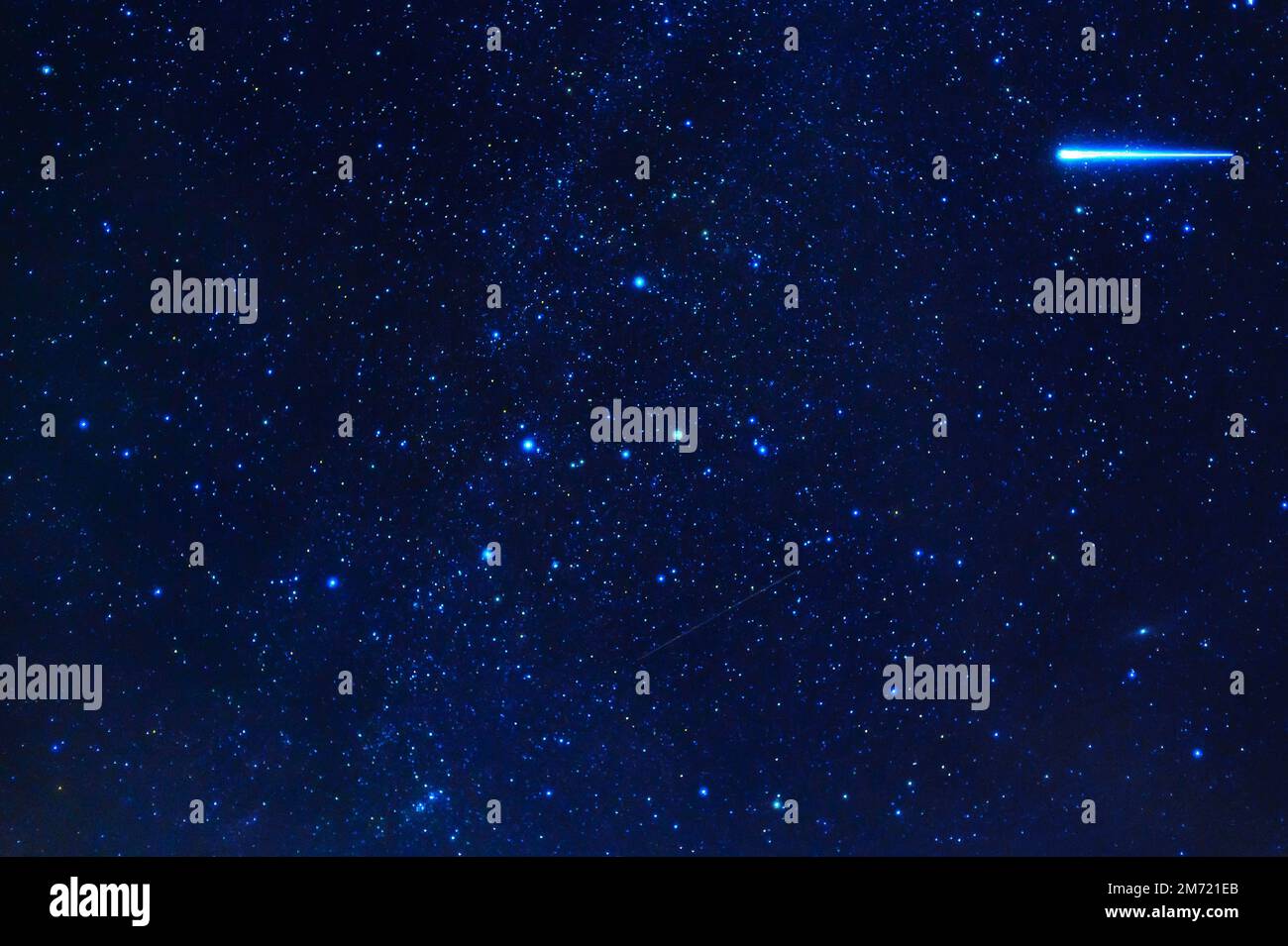 Stars on the background of the night starry sky with many ...