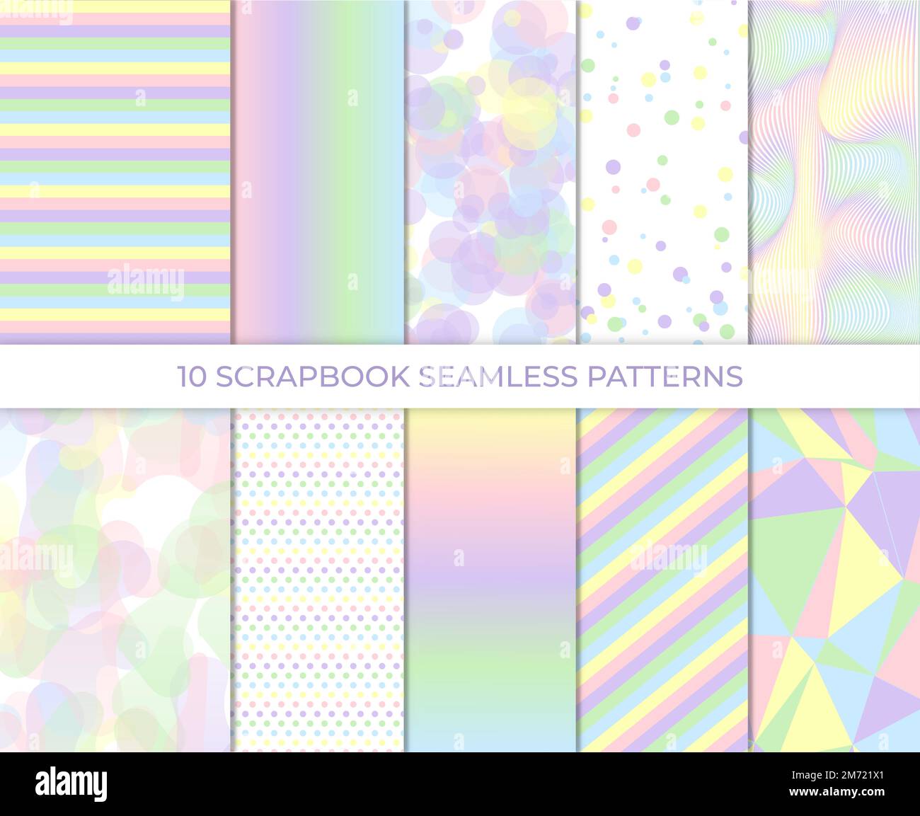 Scrapbook background. Seamless pattern. Cute paper for scrap design ...