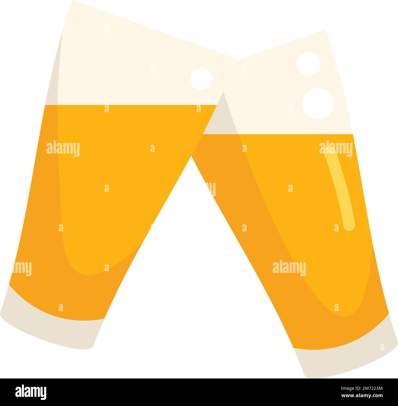 Cheers icon flat vector. Hand toast. Drink glass isolated Stock Vector ...