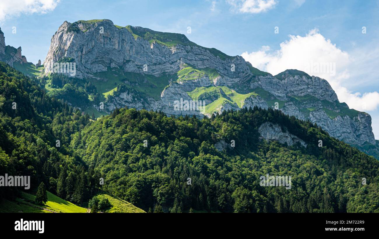 The impressive mountains and glaciers in the Swiss Alps Stock Photo - Alamy