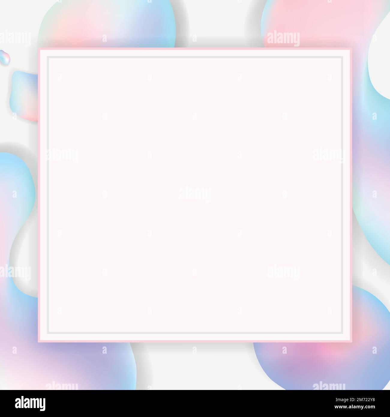 Blank bubbly card design vector Stock Vector Image & Art - Alamy