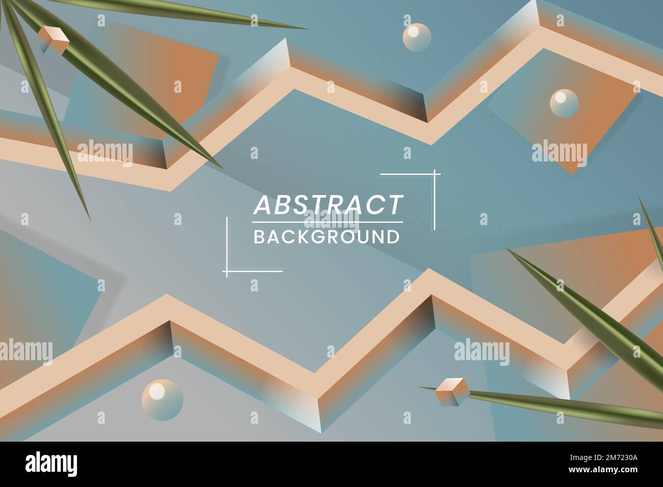 Abstract wavy shape design vector Stock Vector Image & Art - Alamy