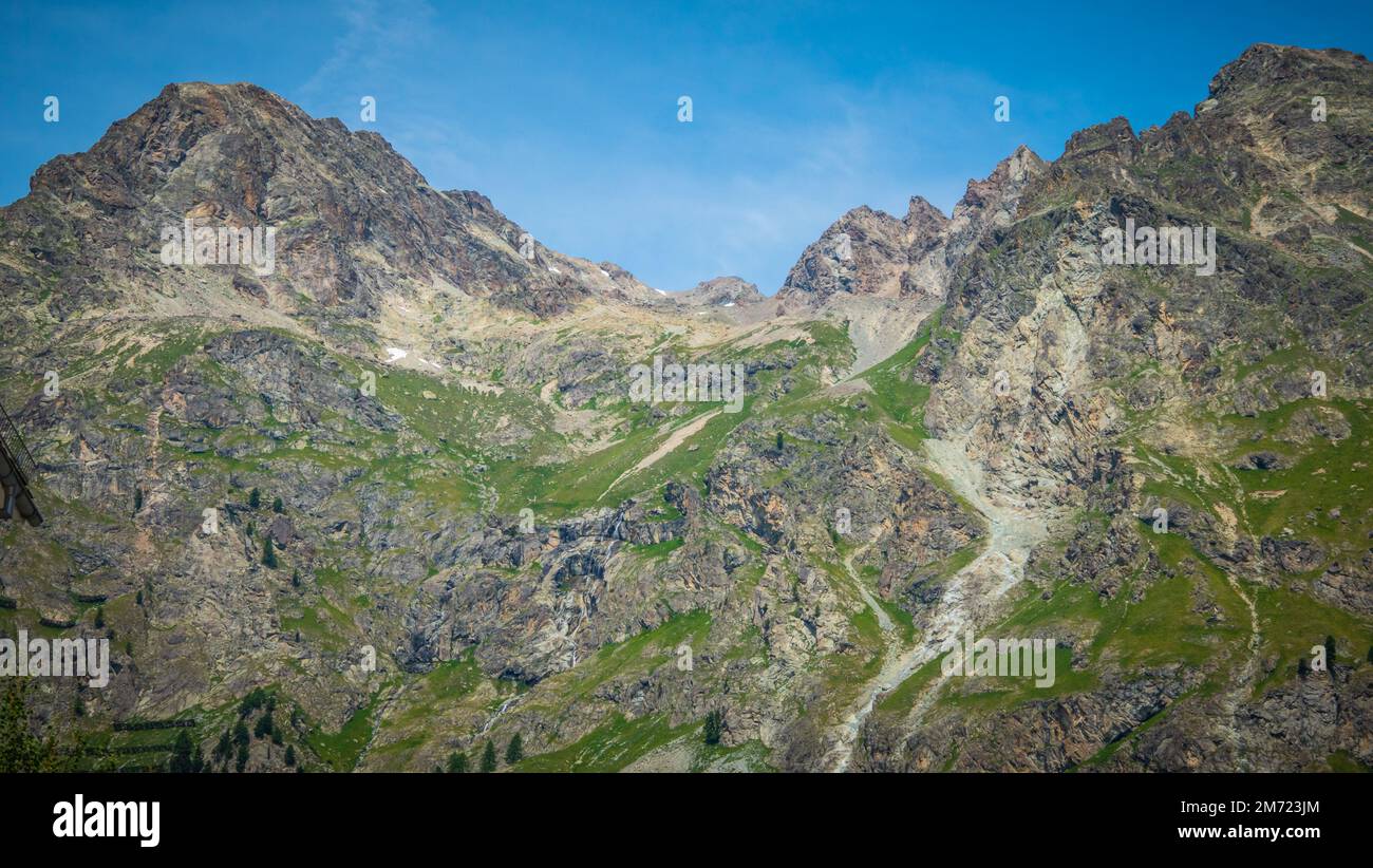 Beautiful Engadin region in Switerland Stock Photo - Alamy