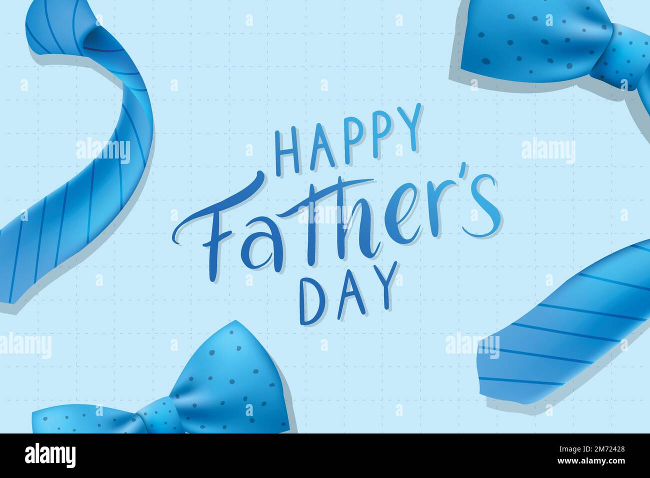 Blue father's day card vector Stock Vector Image & Art - Alamy