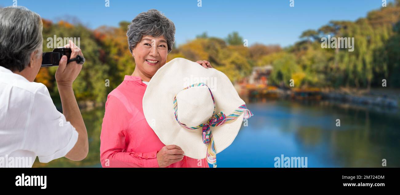 Life happy old age Stock Photo - Alamy