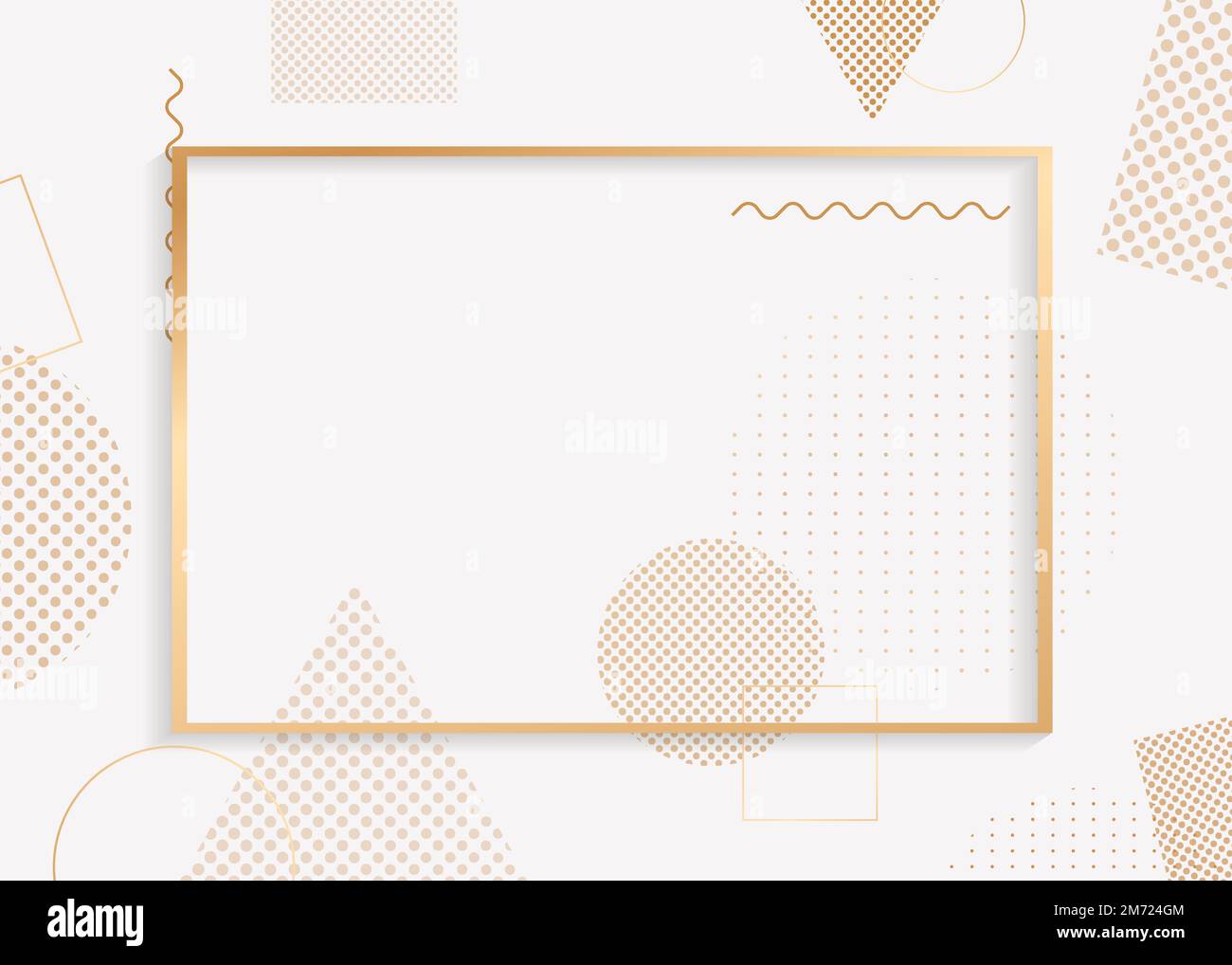 Rectangle frame on halftone white background vector Stock Vector Image ...