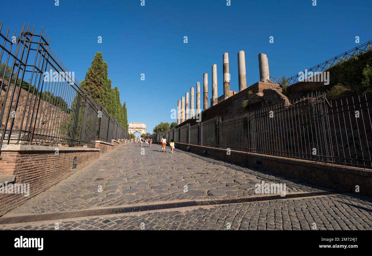 The ancient Roman ruins Stock Photo - Alamy