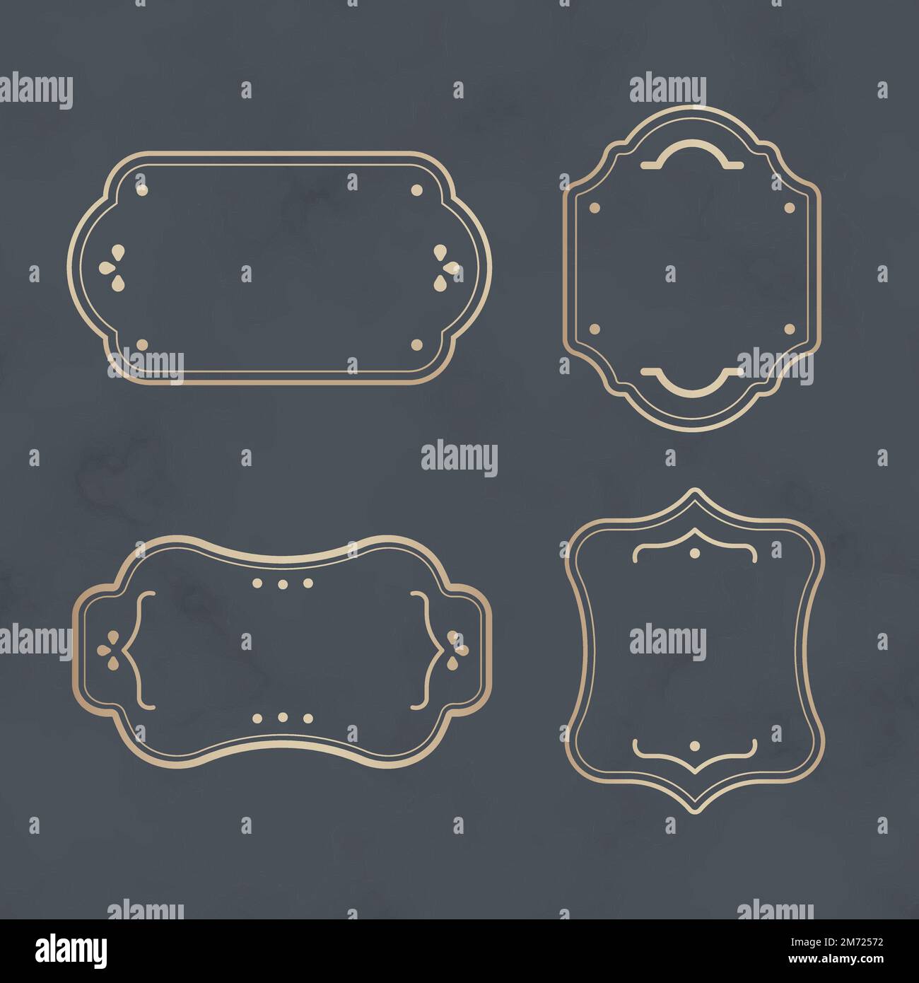 Vintage label design collection vector Stock Vector Image & Art - Alamy