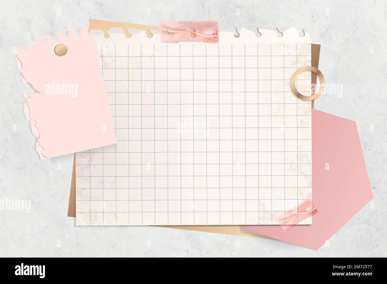 Female notebook mockup Stock Vector Images - Alamy