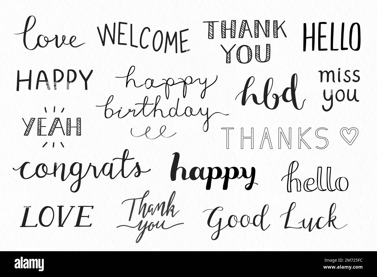 Greetings typography design vector collection Stock Vector Image & Art - Alamy