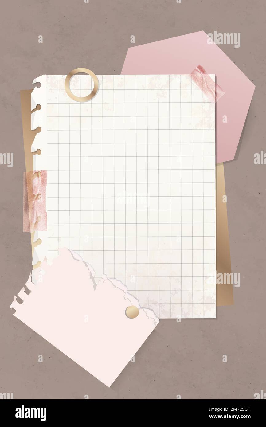 Paper background pink rip Stock Vector Images - Alamy