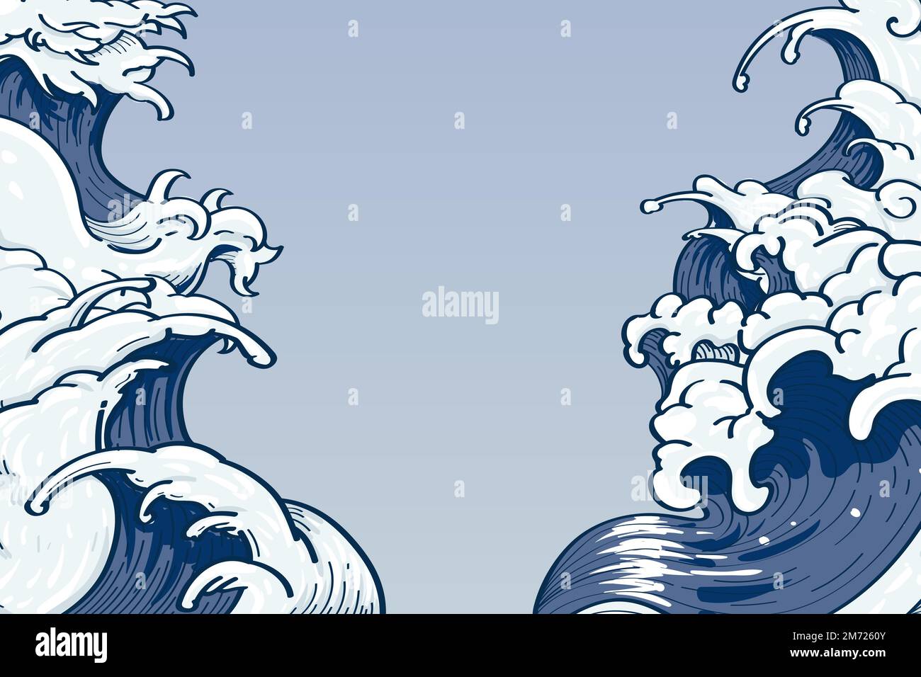 Blue Japanese wave background vector Stock Vector Image & Art - Alamy Blue Japanese wave background vector Stock Vector Image & Art - Alamy