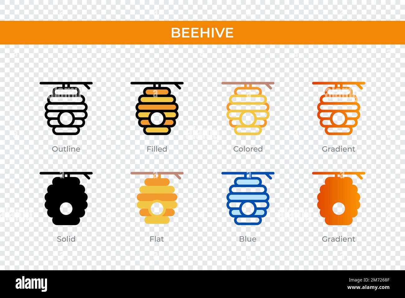 beehive icon in different style. beehive vector icons designed in ...