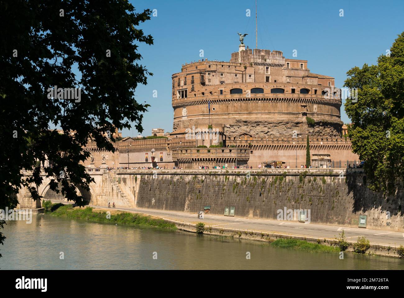 Italian Roman fort the holy angels Stock Photo - Alamy