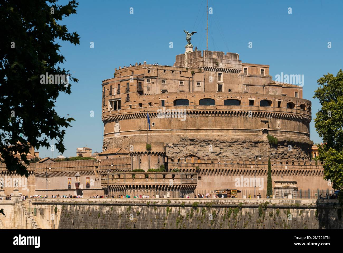Italian Roman fort the holy angels Stock Photo - Alamy
