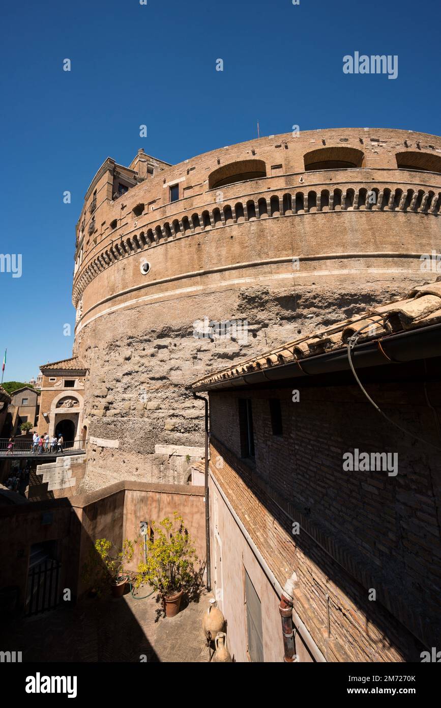 Italian Roman fort the holy angels Stock Photo - Alamy