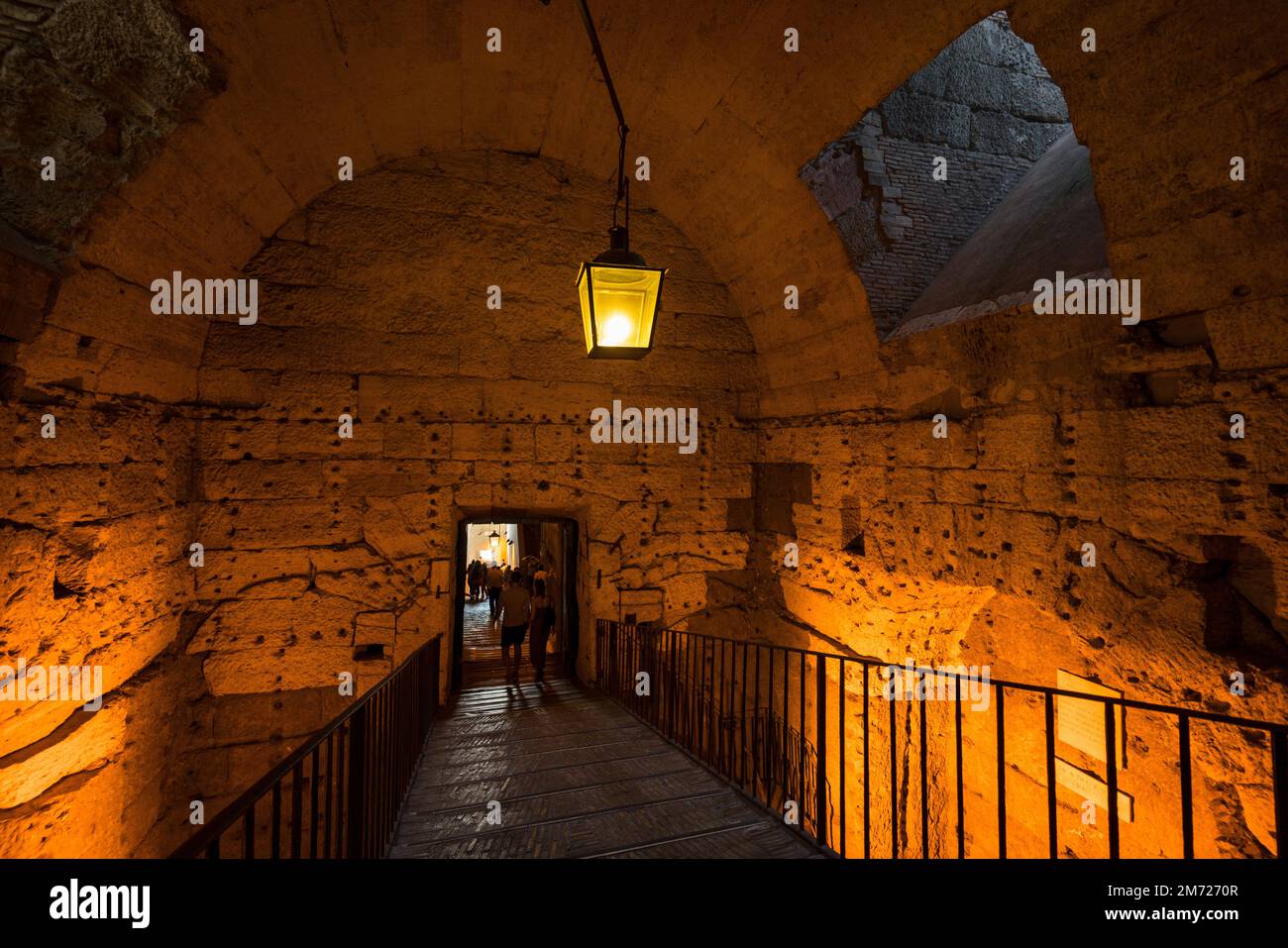 Italian Roman fort the holy angels Stock Photo - Alamy