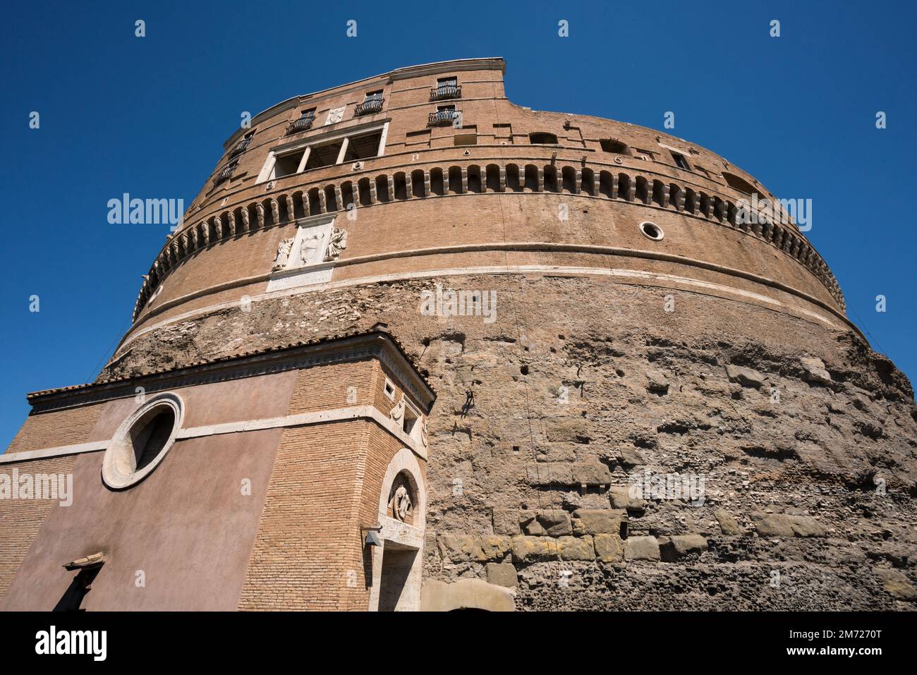 Italian Roman fort the holy angels Stock Photo - Alamy