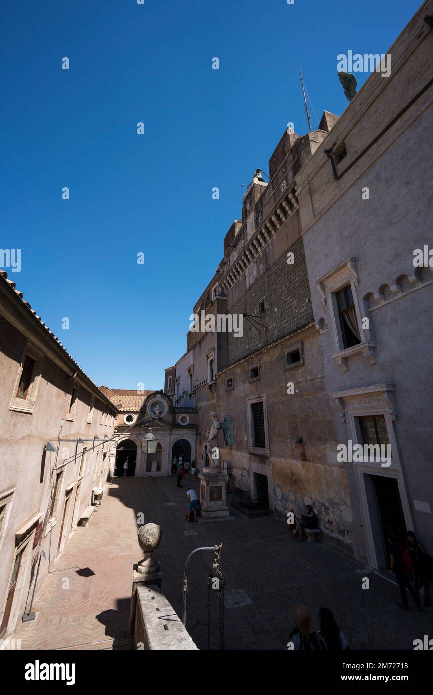 Italian Roman fort the holy angels Stock Photo - Alamy
