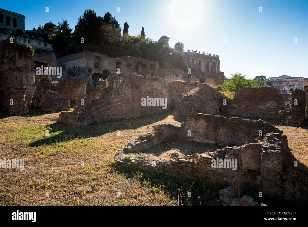 The Roman ruins in Italy Stock Photo - Alamy