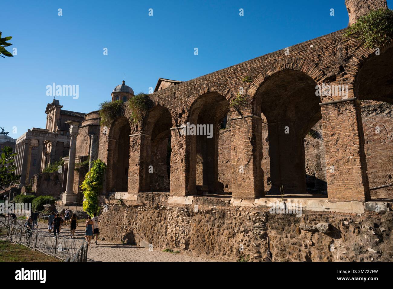 The Roman ruins in Italy Stock Photo - Alamy
