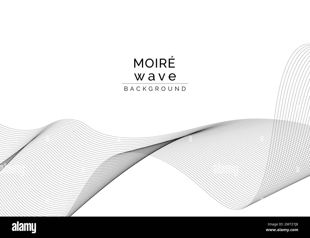 Black moiré wave on white background Stock Vector Image & Art - Alamy