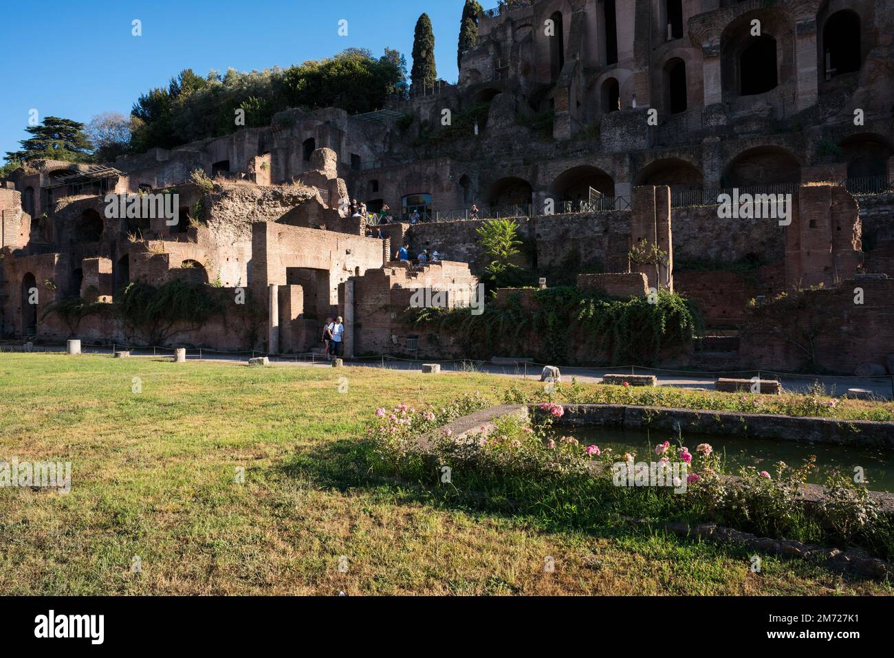 The Roman ruins in Italy Stock Photo - Alamy